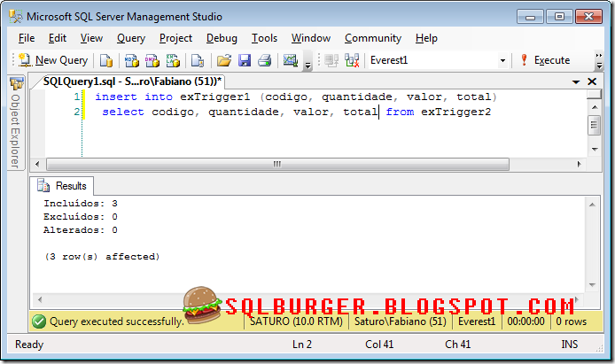 SQLBURGER: Triggers para iniciantes no SQL Server – Parte 2/3